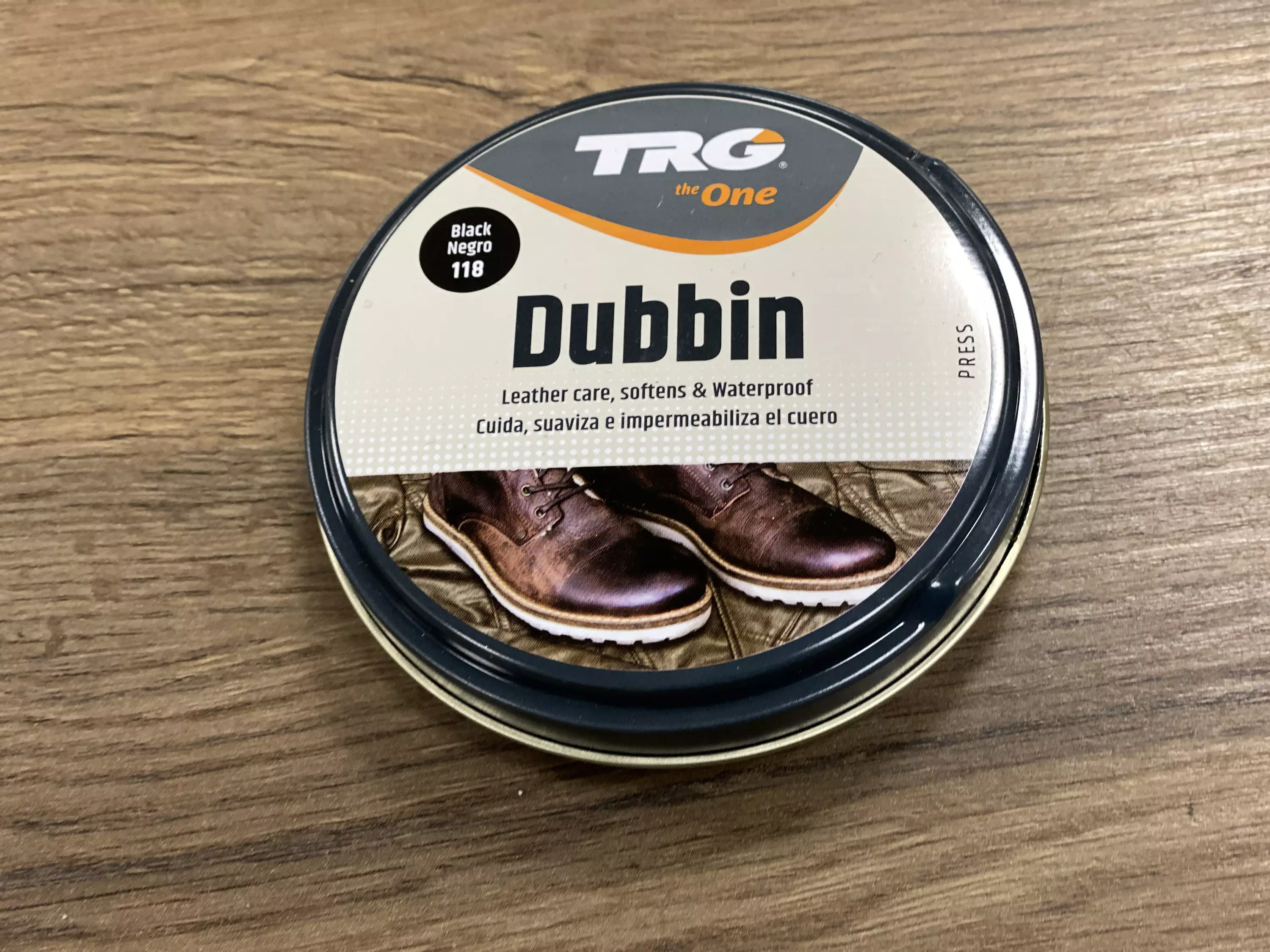 TRG Dubbin black nahkarasva 125ml Puhdistaa, suojaa, kyllästää ...