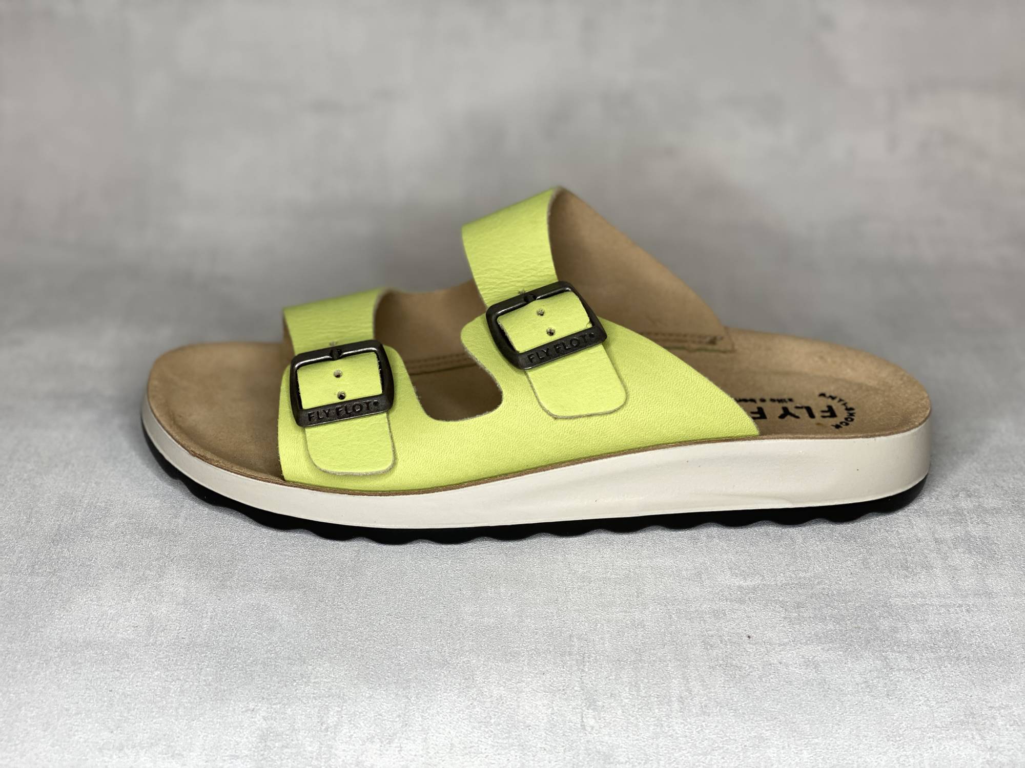 Fly Flot Anti-Shock GreenYellow sandaali Limenvihreä sandaali ...