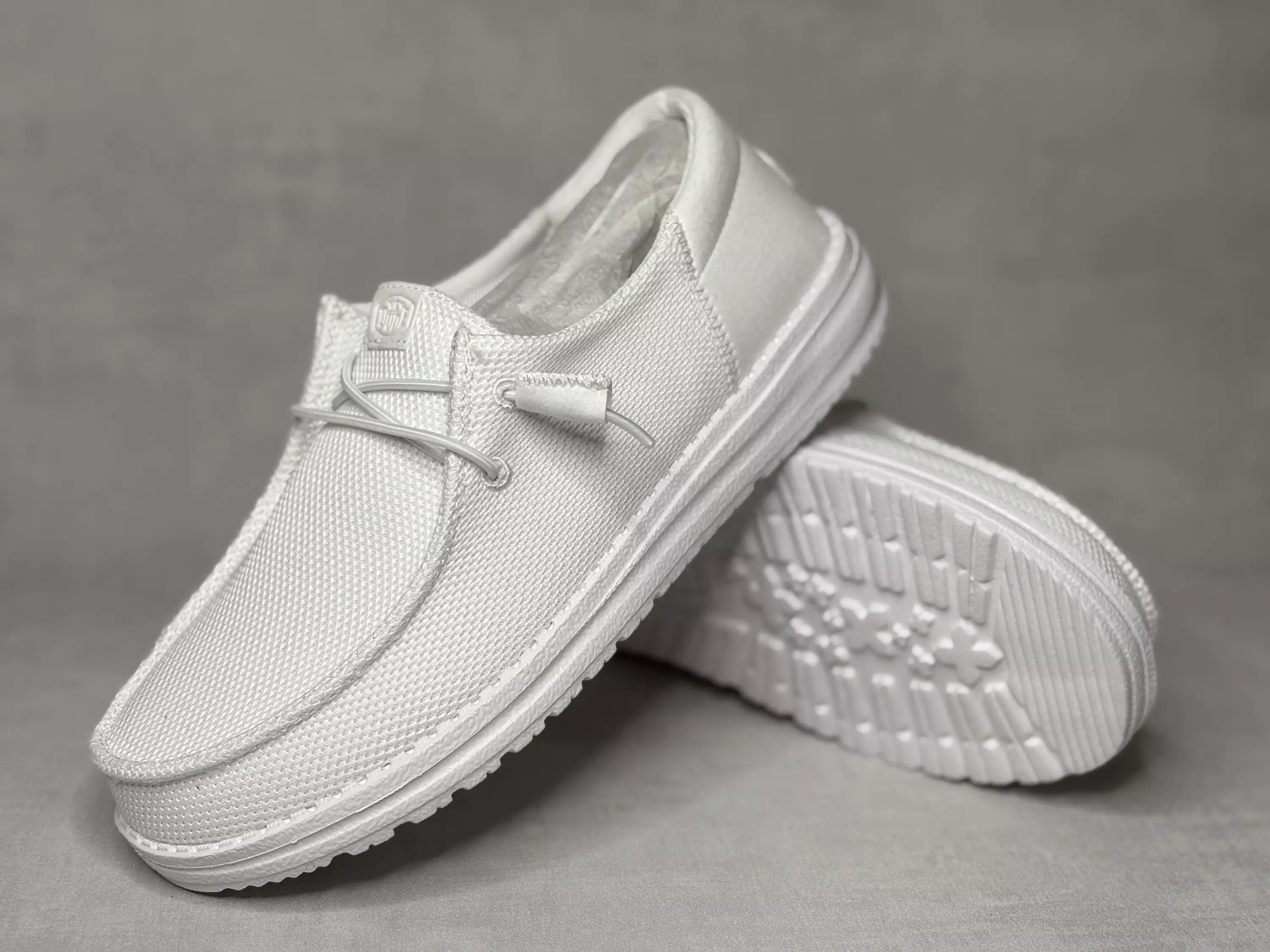 Hey Dude Wendy W Funk Mono White Valkoinen kevyt kangastossu ...